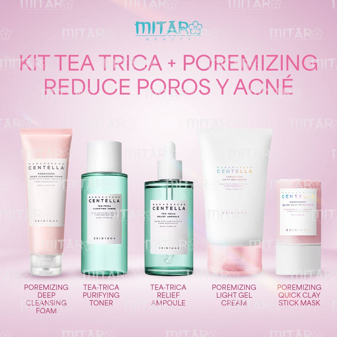 KIT TEA TRICA + POREMIZING REDUCE POROS Y ACNÉ – Mitaro Beauty